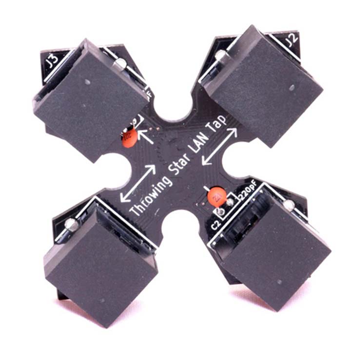 Throwing Star LAN Tap for network analysis Throwing Star LAN Tap for network analysis